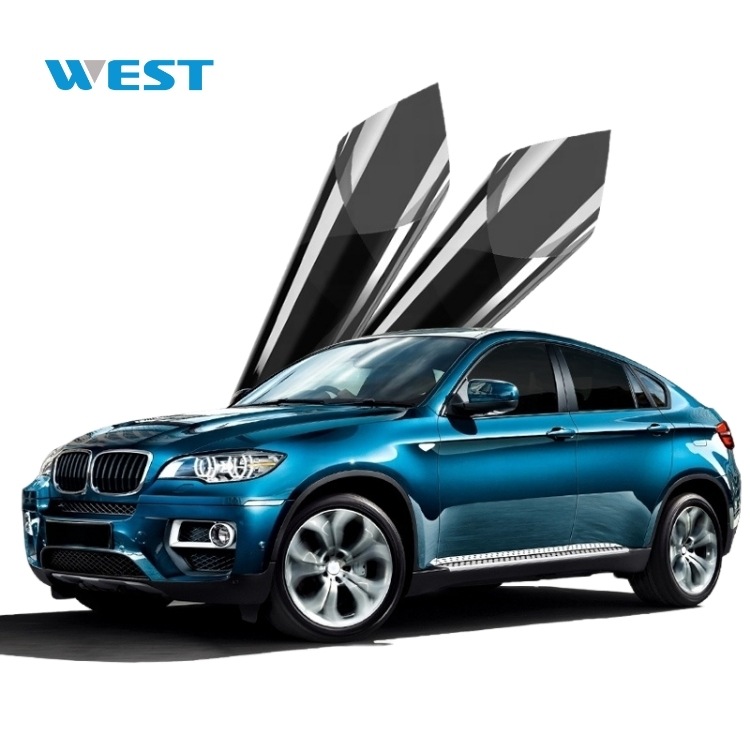 Dark Green Solar Control Car Window Tinting Film Self Adhesive With ...